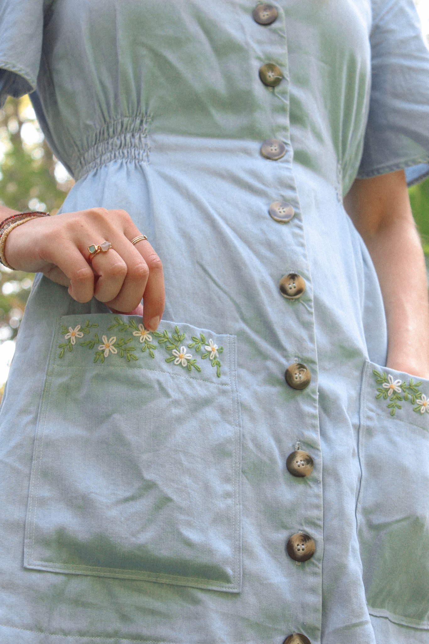 little blue dress | art by jordan rae